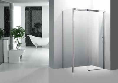 China Glass Sliding Shower Enclosure , Waterproof Fiberglass Corner Shower Stalls 900 X 1400 for sale
