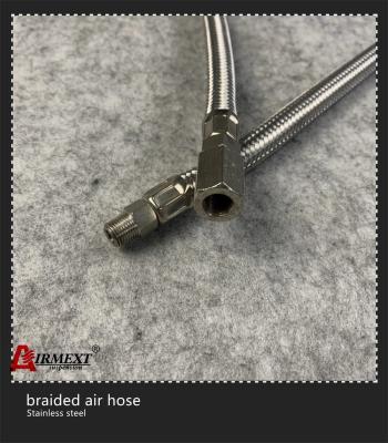China Stainless Steel Braided Air Compressor Hose Air Pipe Pneumatic for sale