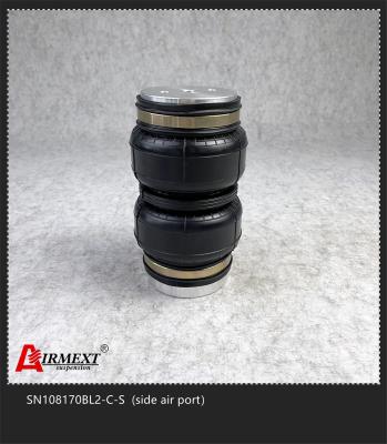 China Double Convolute Rubber Air Spring Air Bag Shock Absorber SN108170BL2-C for sale