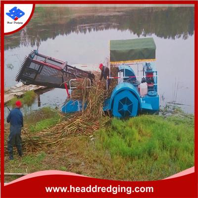 China Head Dredging Mini Weed Harvester Vessel, Full Automatic Mini Aquatic Weed Harvester for sale
