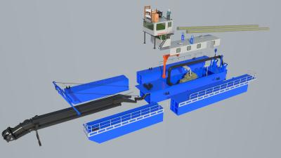 China China Hydraulic Cutter Suction Dredger for Sand Extracting in The River for sale