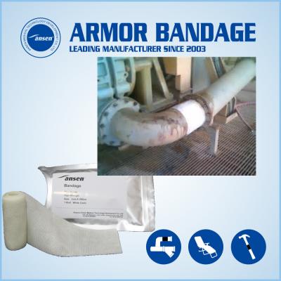 China Pipe Emergency  Resin-soaked Fibreglass Wrap Pipe Repair Bandage Bonds to Any Pipe Materials for sale