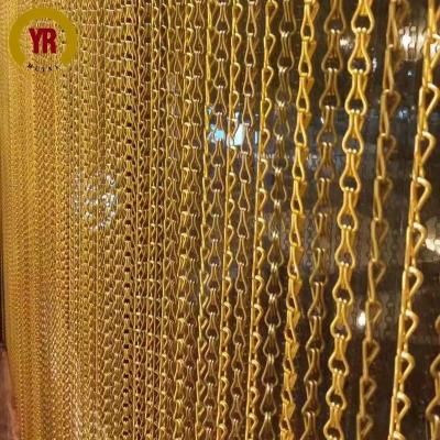 Cina Hanging Diy Insect Screen Aluminum Chain Curtain in vendita