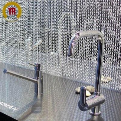 Cina Sustainable Wholesale Cheap Metal Chain Link Shower Curtain in vendita
