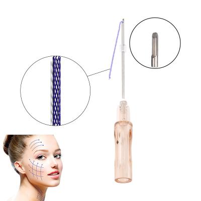 China Multi Face Lifting PDO Thread Half-Blunt L 19G 60mm PCL Mesh Thread for sale