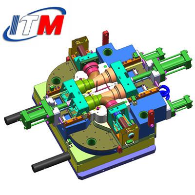 China Injection Molding Threads mould Rotating core with hydraulic cylinder for sale