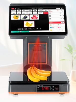 China Dual Touch Screen Scales All In One Cash Register Scale 4GB 8GB RAM for sale