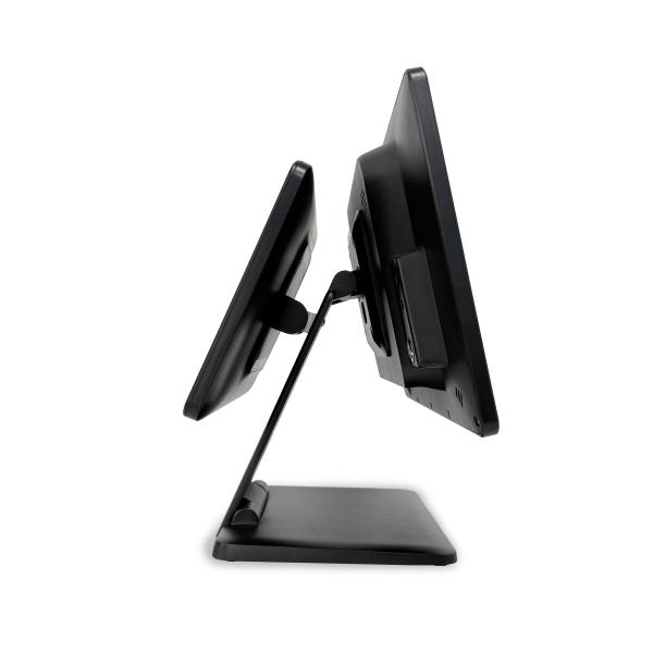 Quality All In One POS Machine System Intelligent Dual Screen POS System Black / White for sale