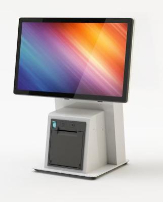 China 15.6-inch dual screen scanning code ordering POS machine system intelligent ordering unmanned scanning code ordering capacitor touch restaurant supermarket for sale