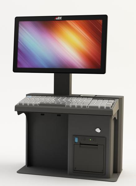 Quality 14 Inch POS Machine System Capacitive Touch Screen POS System 12V 5A for sale