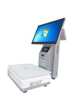 China Dual Display POS Scale System 4GB 8GB RAM POS System With Scale for sale