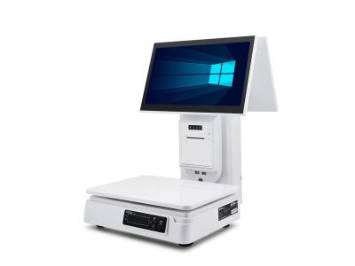 China 15kg Self Service Scales Two Way Display Cash Register Scales 4GB 8GB RAM for sale