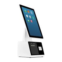 China Modular Self Service Ordering Kiosk Black / White Self Ordering System For Restaurants for sale