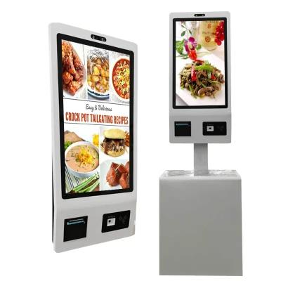 China 32 Inch Self Service Ordering Kiosk Face Scan Kiosk Billing Machine Intelligent For Shop for sale