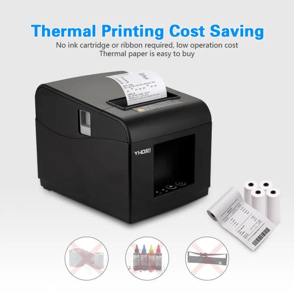 Quality Commercial Thermal Bill Printer 24V 1.25A Retail Thermal Printer Waterproof for sale