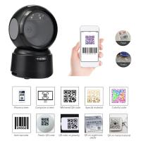 China 5V Free Hand Scanner Auto Induction QR Code Desktop Scanner Bluetooth Charging Scanner for sale