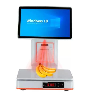China 15.6 Inch AI Weighing Scale Customized Cash Register With Weighing Scales for sale