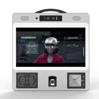 China Smart Self Service POS System Multi Mode Face Detection Machine For Mine Pre Job Check for sale