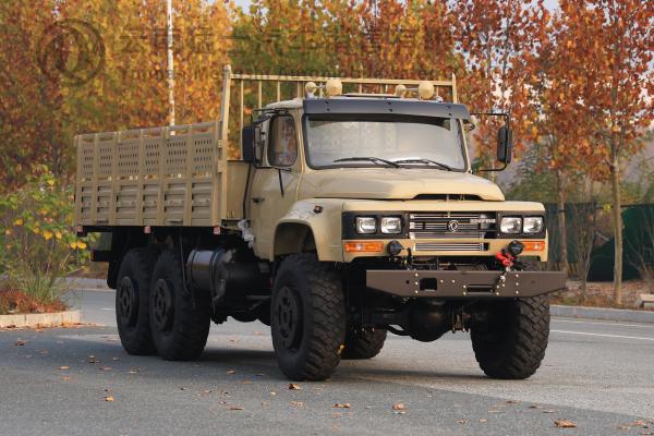 Quality Dongfeng 6*6 EQ2100 190hp Pointed 3.5t Tri-Axle Heavy-Duty Off-Road Durable mining transport truck for sale
