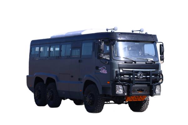 Quality  340HP Heavy Duty-6x6 All Terrain 27 Seat Passenger Bus-Rugged Offroad Vehicle-for-Mine-Commute-Rural-Transport-Forest-Rescue-and-Desert-Tourism for sale