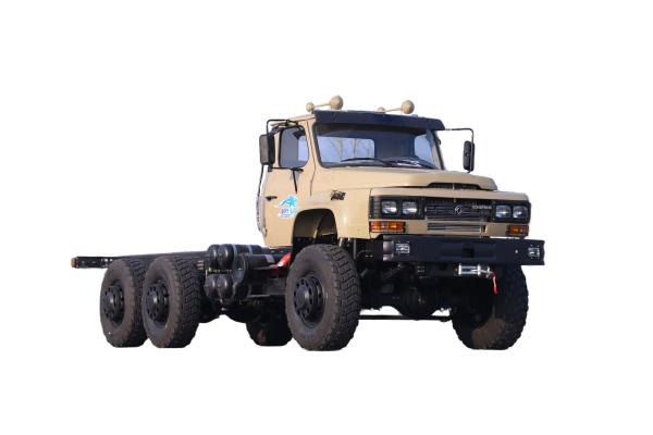 Quality All-Wheel Drive 25-Ton Off-Road Special Vehicle Chassis Modification _ 6*6 Truck Chassis Sales and Customization _ 260HP 6x6 Off-Road Chassis for sale