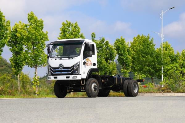 Quality Dongfeng four-wheel drive flat-head light truck off-road chassis for sale