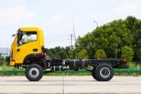 China 140HP 4WD Flathead Type Class 2 Truck Chassis for Custom Modification & Export for sale