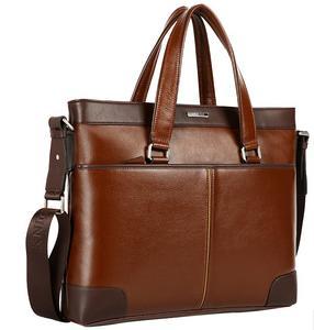 China Genuine leather briefcase for sale