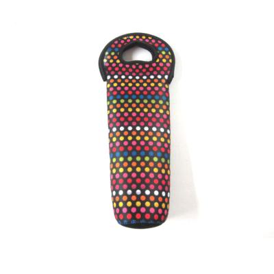 China neoprene wine cooler with drawstring  manufacure for sale