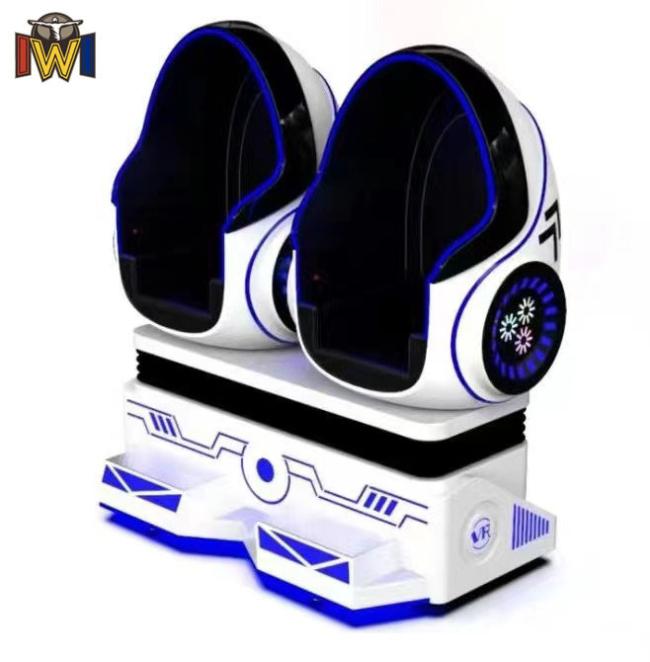 VR EGG Machine showing both single and double player configurations