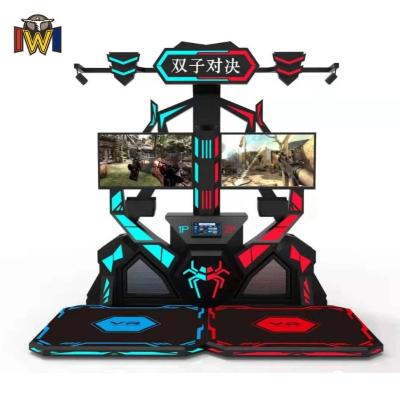 China Mecha Warrior VR Shooting Simulator Virtual Reality Shooting Game Machine for sale