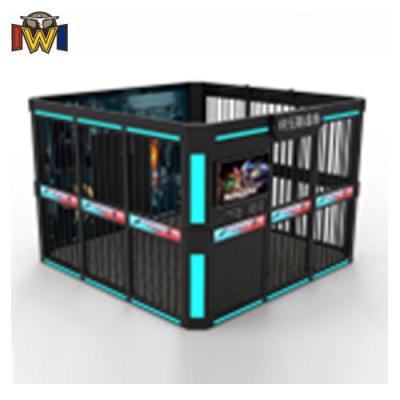 China Folding Space VR Cage 4 giocatori Virtual Reality Cage Rivestimento anti ruggine for sale