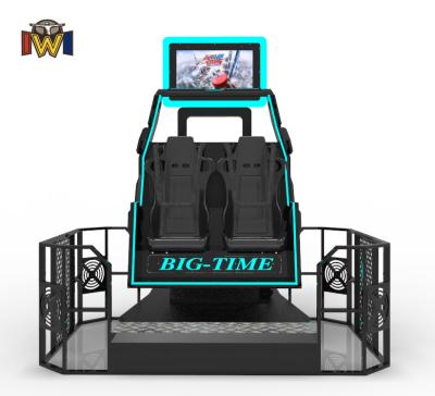 China Eenpersoons VR 360 Simulator Theme Park 360 Grade Motion Simulator for sale