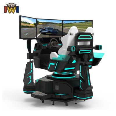 China 3 Screens VR Racing Simulator 4K UHD Virtual Reality Racing Simulator for sale