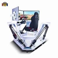 China 6 Axis VR Racing Simulator 3 Screens Full Motion VR Simulator for sale