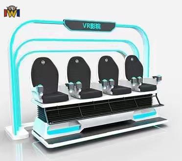 Cina Cinema 6D VR per 4 giocatori per parchi a tema VR Cinema di realtà virtuale multiutente in vendita