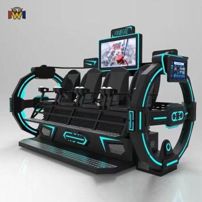 China Virtual Reality Chair 9D Simulator 4 Players 9D VR Simulator for sale
