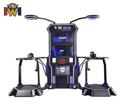 China Two Player VR Shooting Mecha Warrior Virtual Reality Shooting Games for sale