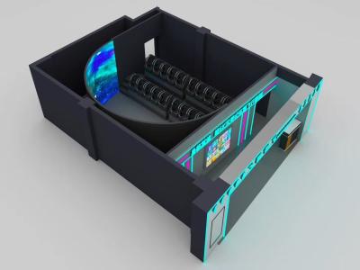 China Customizable Curved Screen Cinema and Flying Theater with Modular Design and Resin Composite Materials for Theme Parks for sale