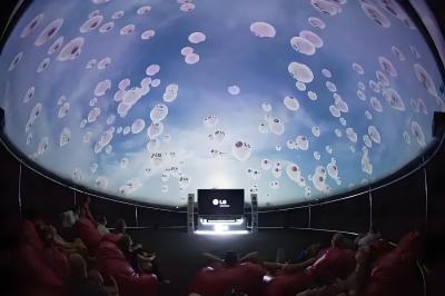 Китай Кинотеатр 4D 9D VR Dome с сиденьями для тематических парков продается