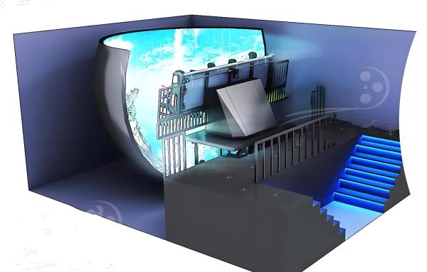 Quality 4D 9D VR Dome Cinema for Theme Parks with Motion Seats for sale
