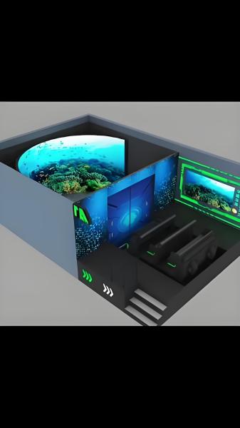 Quality CE Rohs Certified VR 3D Track Cinema for Theme Parks for sale
