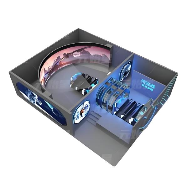 Quality CE Rohs Certified VR 3D Track Cinema for Theme Parks for sale