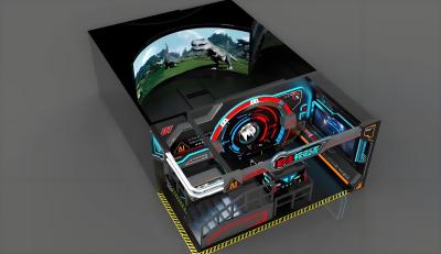 Cina Cinema VR 3D su rotaia certificato CE Rohs per parchi a tema in vendita