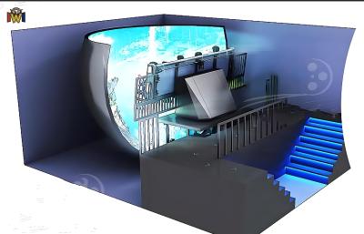 Китай VR Dome Cinema 4D 9D Летающий театр с изогнутым экраном для тематических парков продается