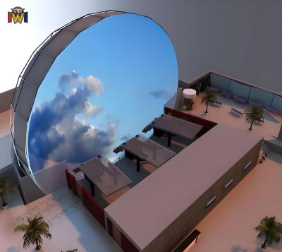Китай Кинотеатр VR Dome с 4D-креслами для тематических парков продается
