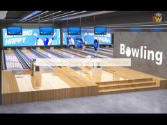 Centro di gioco di bowling al coperto interattivo TUTTO-IN-UNO