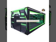 Gioco laser interattivo personalizzabile per parchi divertimento e centri commerciali