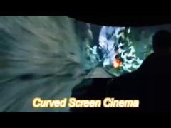 150 degree curved screen cinema solution 4k to 8k resolution