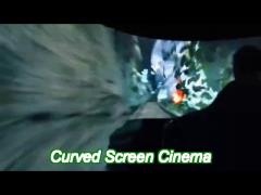 アーケードカーブスクリーン映画館 10人座 20人座 4D映画館 4Kから8K